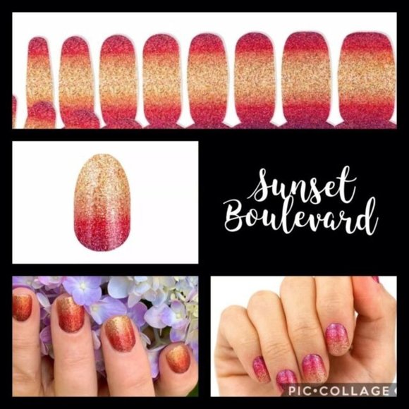 Color Street | Makeup | New Color Street Sunset Boulevard Nail Strips ...